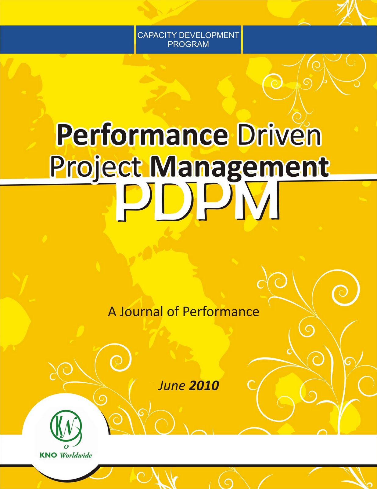 Performance Driven Project Management: PDPM Journal of Performance Issued