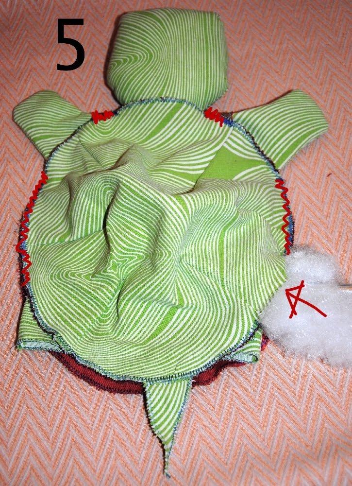 eloleo: Handleiding en patroon: schildpad-handpop