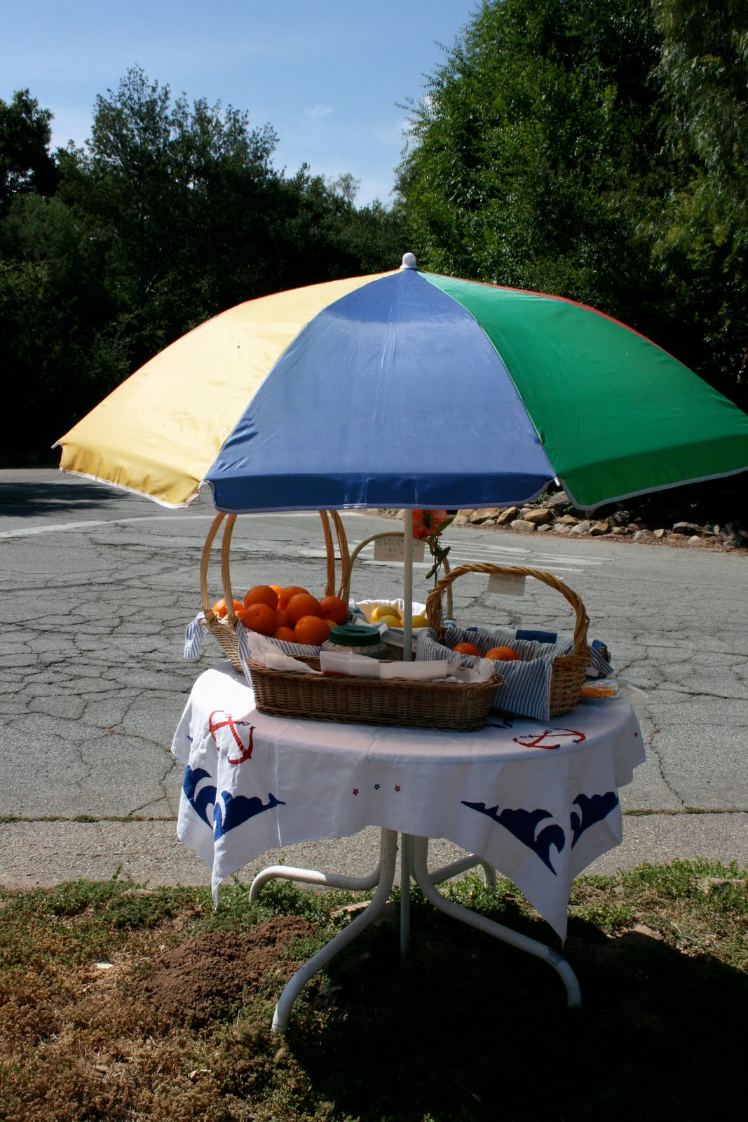The Polished Pebble: Roadside fruit stands