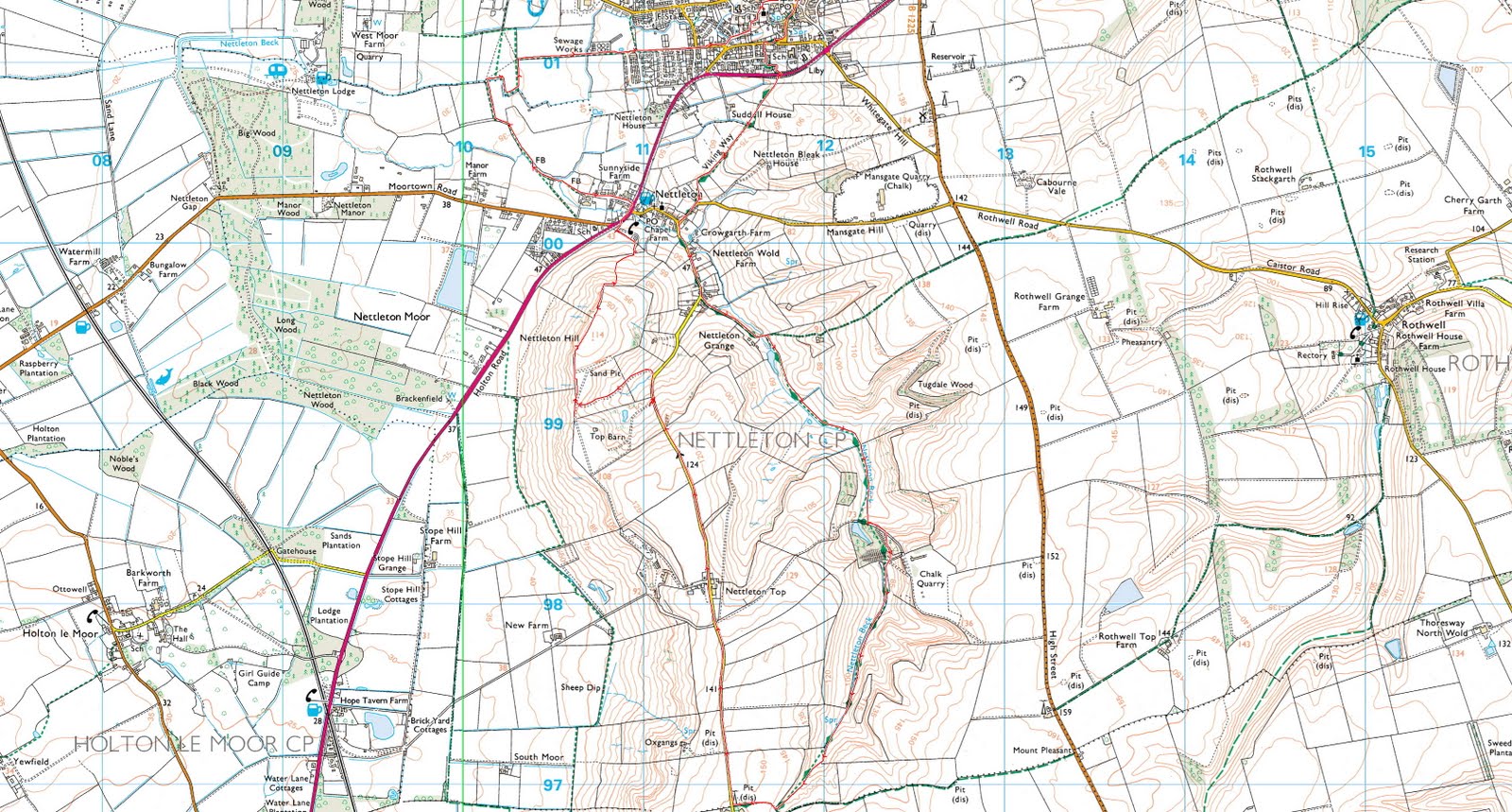 Caistor Centre Map at Isaac Oppen blog