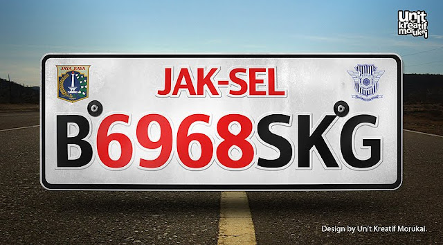 INDONESIA NEW LICENSE PLATE