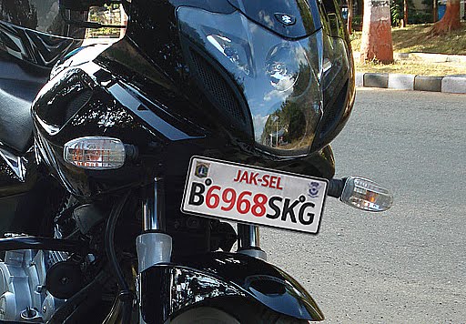 INDONESIA NEW LICENSE PLATE