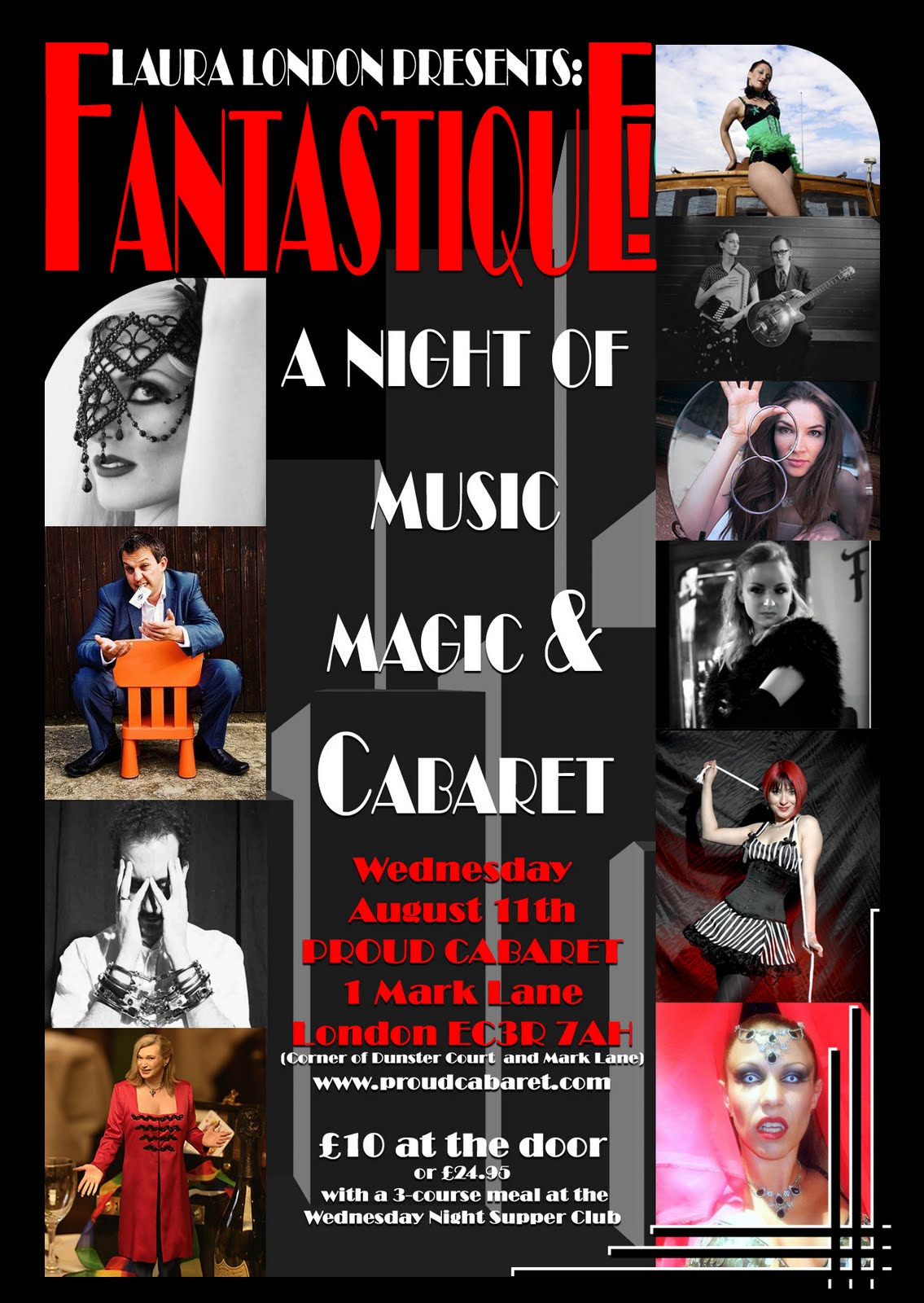 LAURA LONDON PRESENTS FANTASTIQUE!! (Magic & Music & Cabaret Night ...