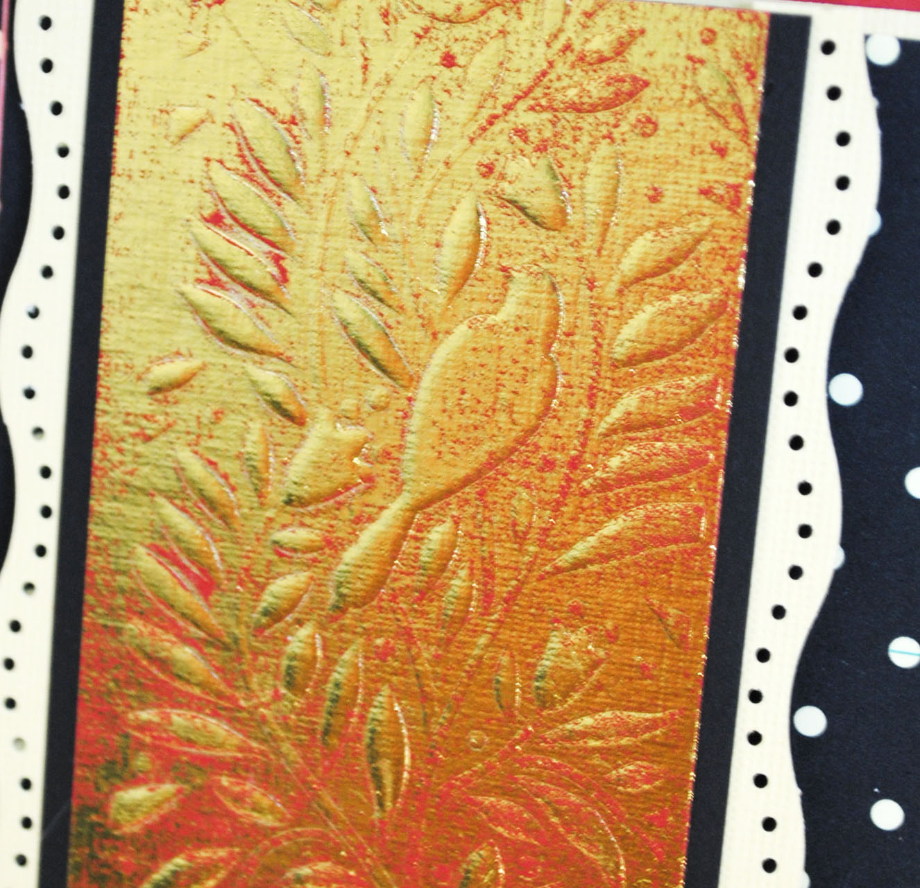 Images for burgundy foiled truffles, copper foiled to emboss in uk