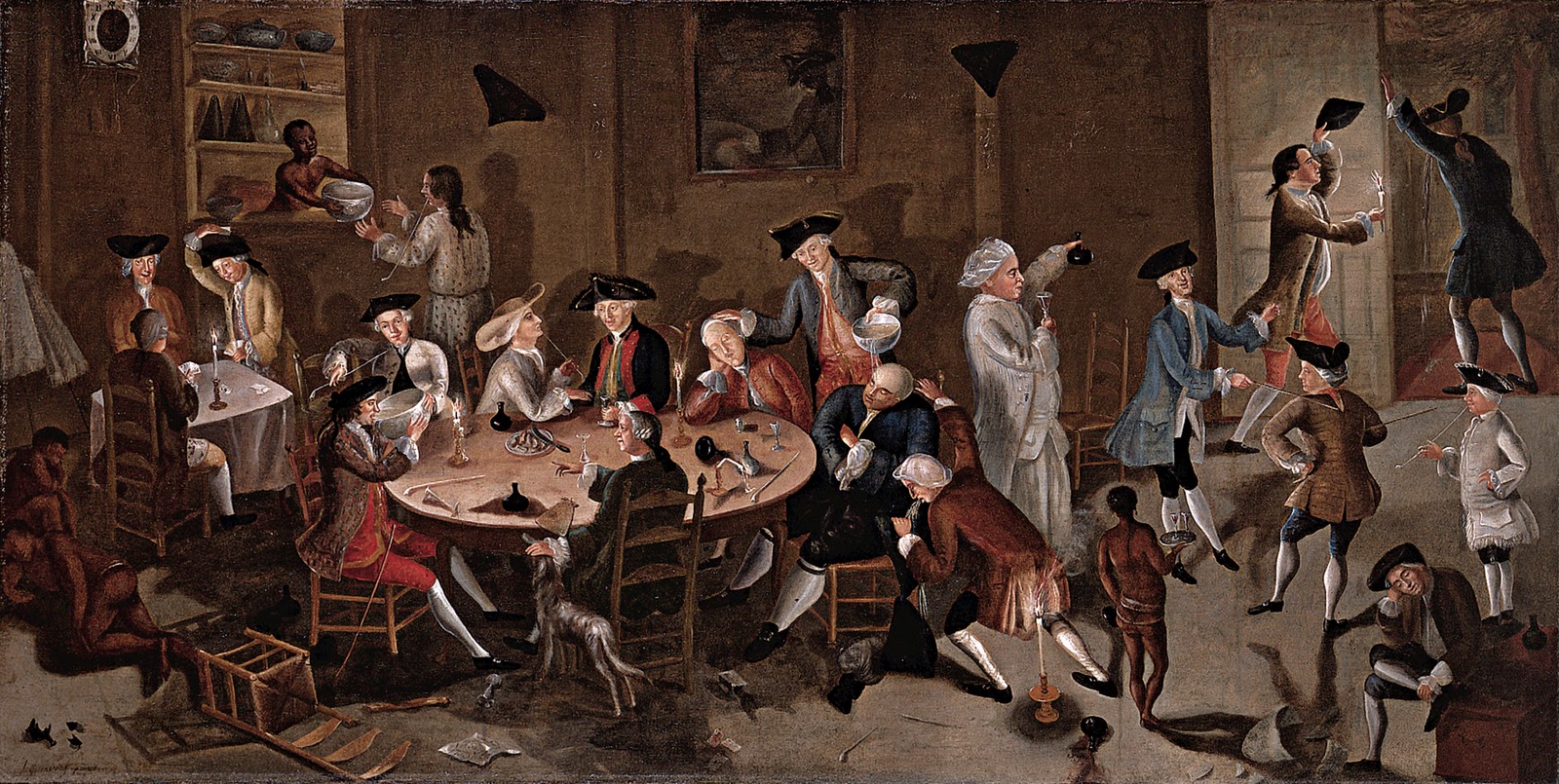 Over the Boards: Historical Humor - Sea Captains Carousing in Surinam