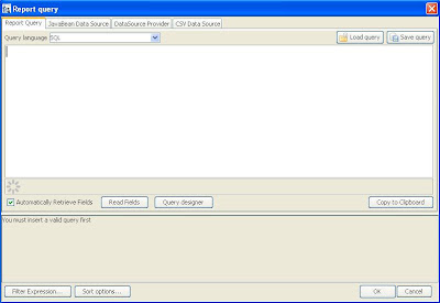 iReport Guide: How to Execute a SQL Query using iReport.