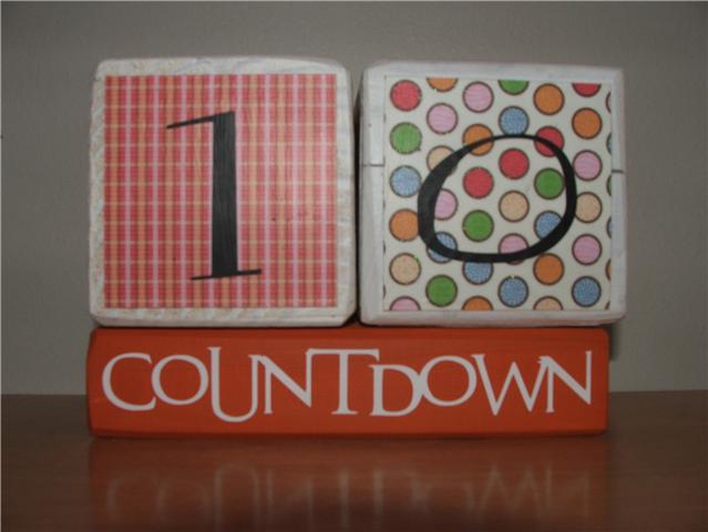 Make & Take: Countdown Blocks!