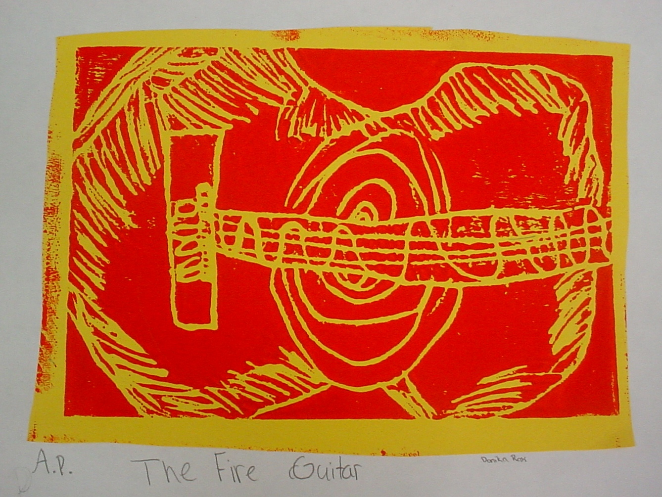 Mrs. Knight's Smartest Artists: Musical Instrument Prints