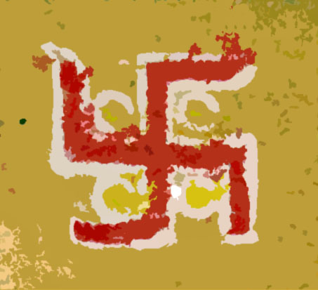 Stock Pictures: Swastika graphics from India