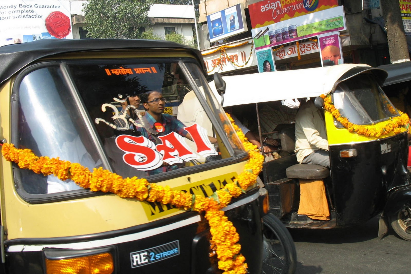 Stock Pictures: Rickshaws in Pune, India