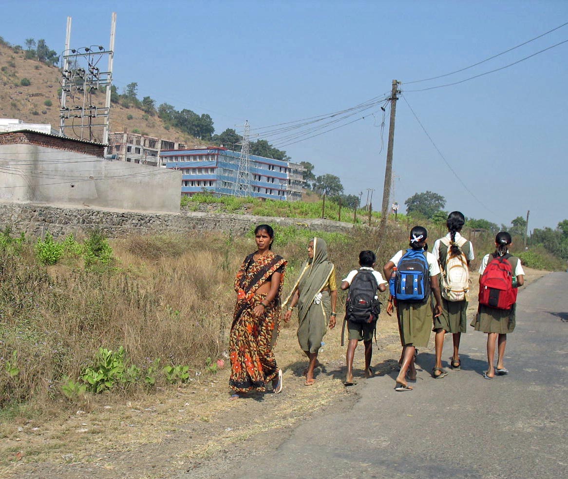 Stock Pictures: School children from rural India