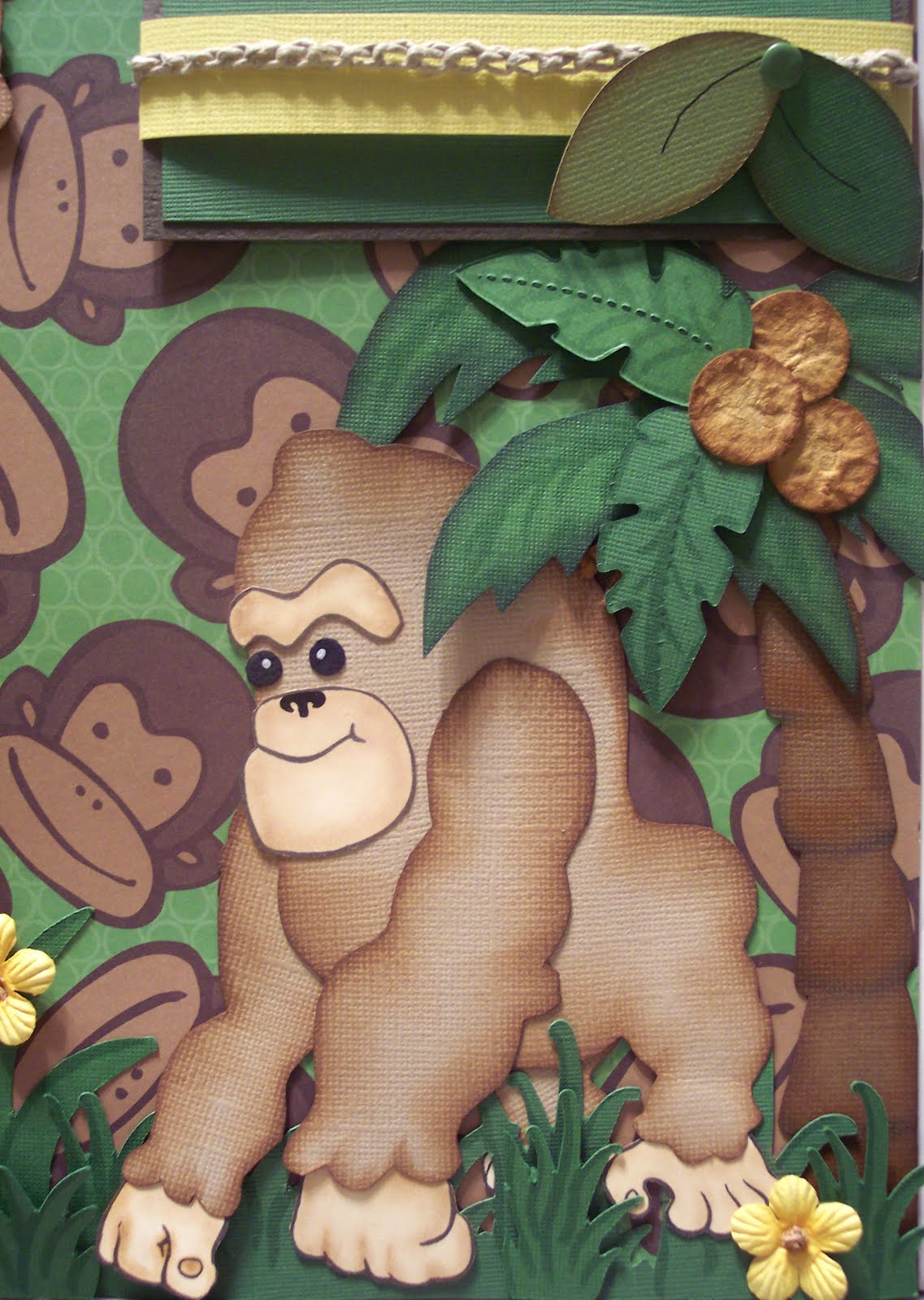 CraftyMelinda.com: Monkey Business Cricut Layout