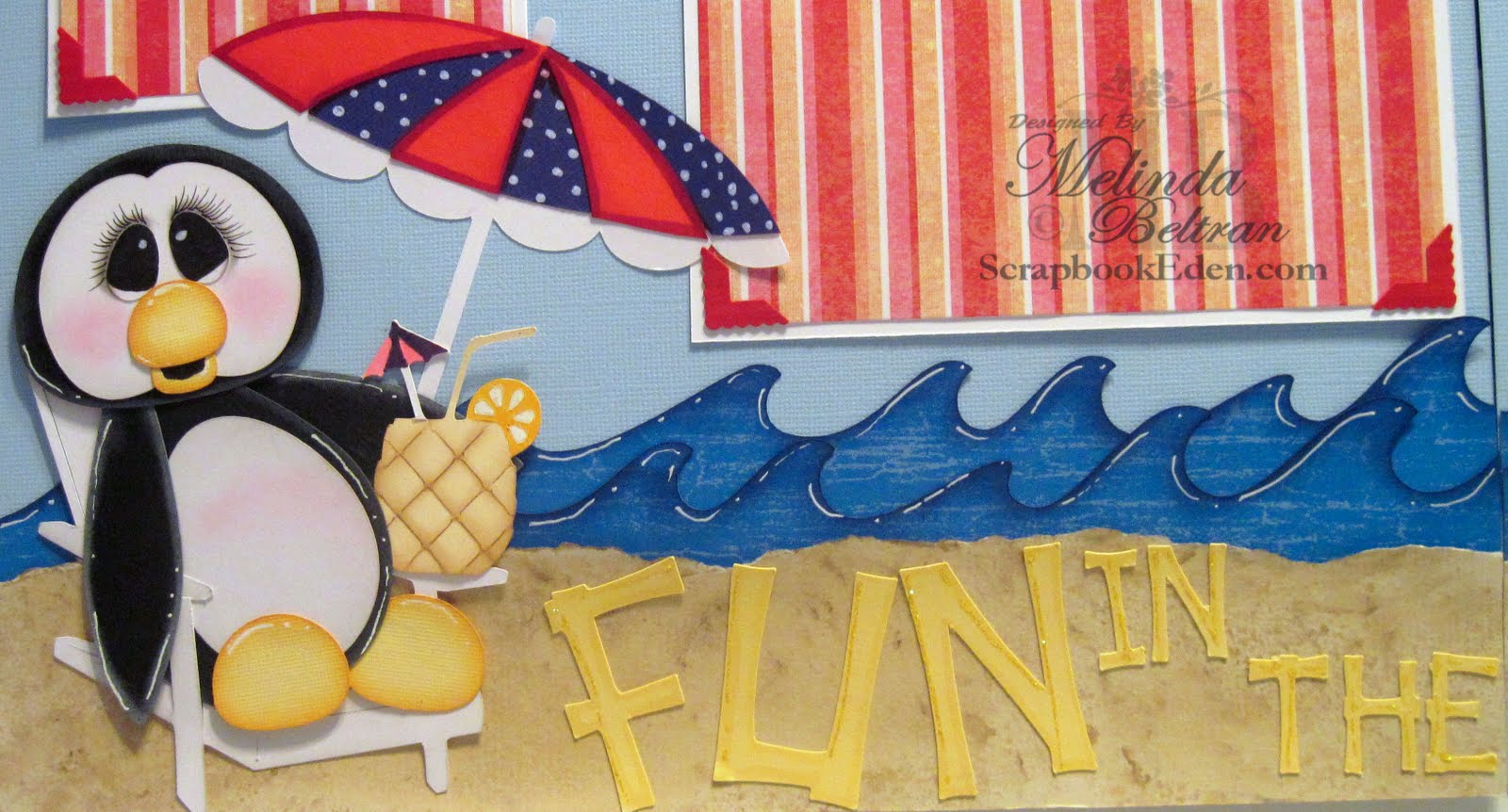 My Paper Crafting.com: Penguin Cricut Two Page Layout