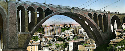 Cartes postales anciennes de Constantine: Le Pont Sidi Rached