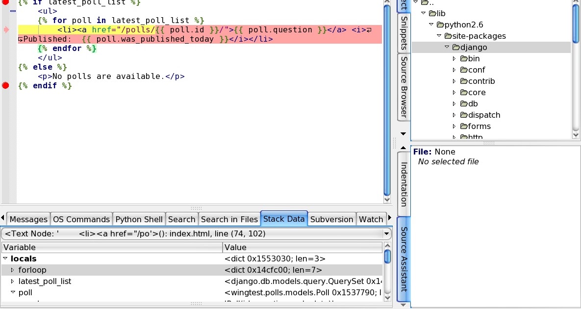 Wingware Python IDE: Wing IDE 4.0 adds Django support