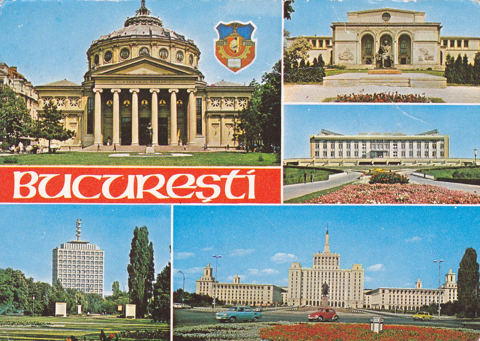 Vederi si carti postale din Romania: Bucuresti