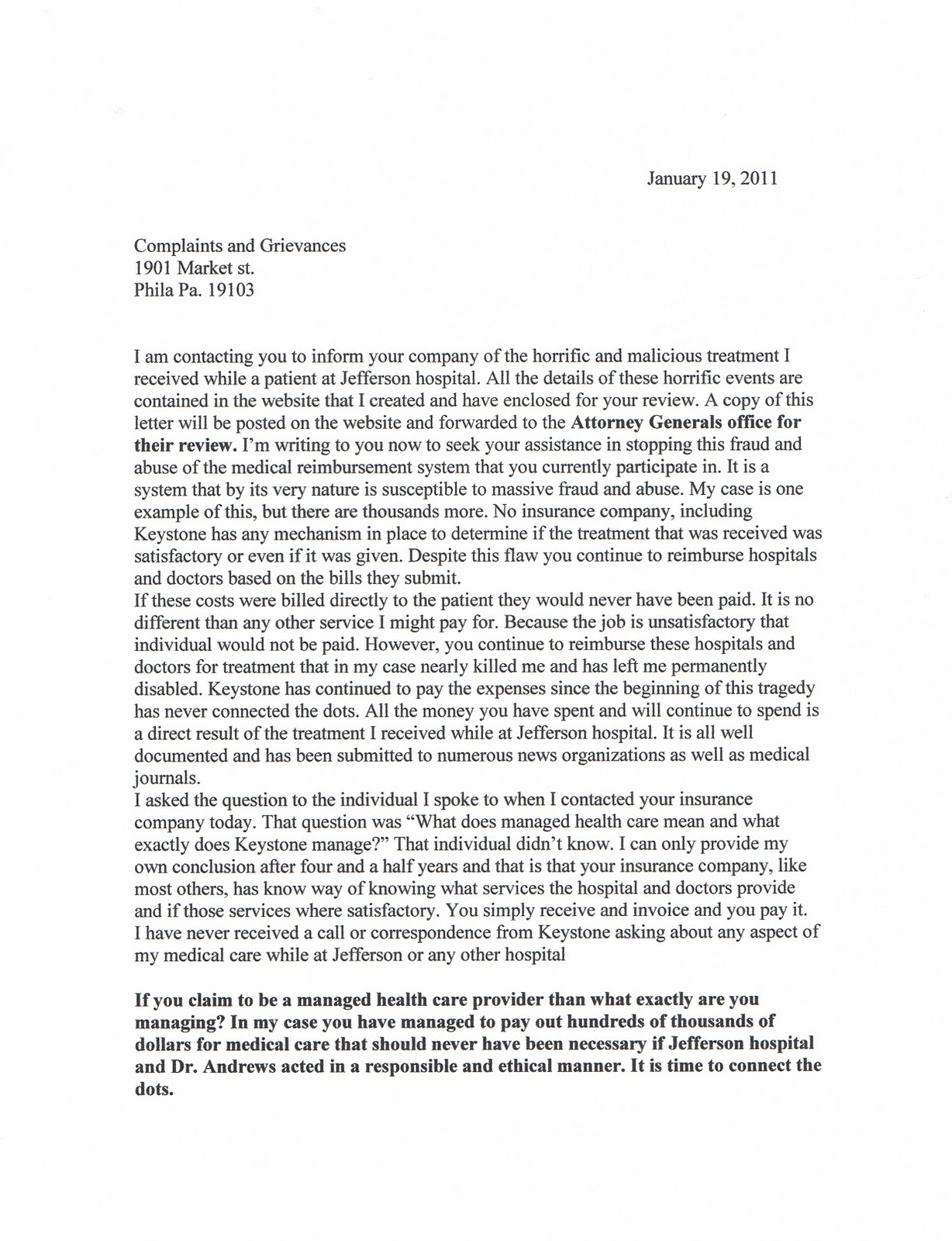 Jefferson Medical Tragedy Jefferson Medical Tragedy