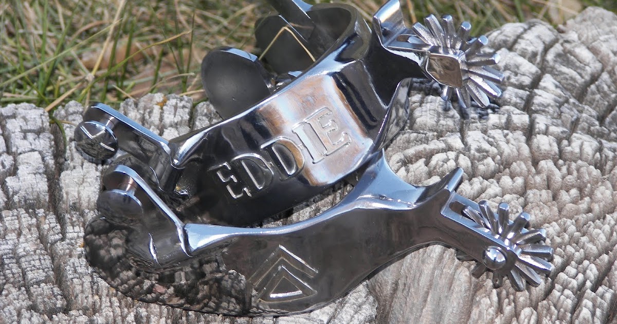Cowboy Custom Spurs: 10A 59 PARRY