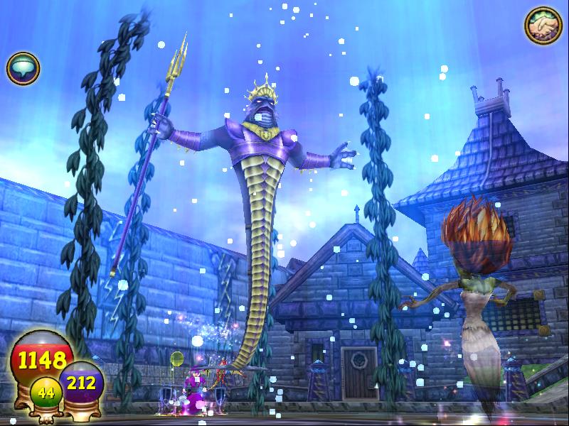 The Fearless Fire Wizard: the awesome triton