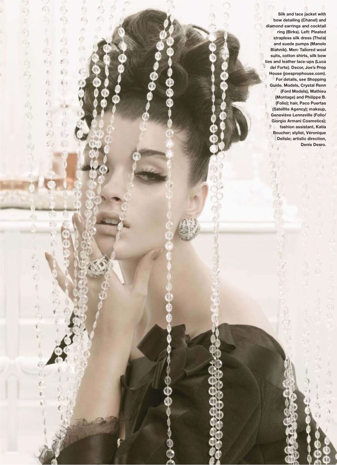 berkeleyjeane: Crystal Renn Hair In Elle Magazine