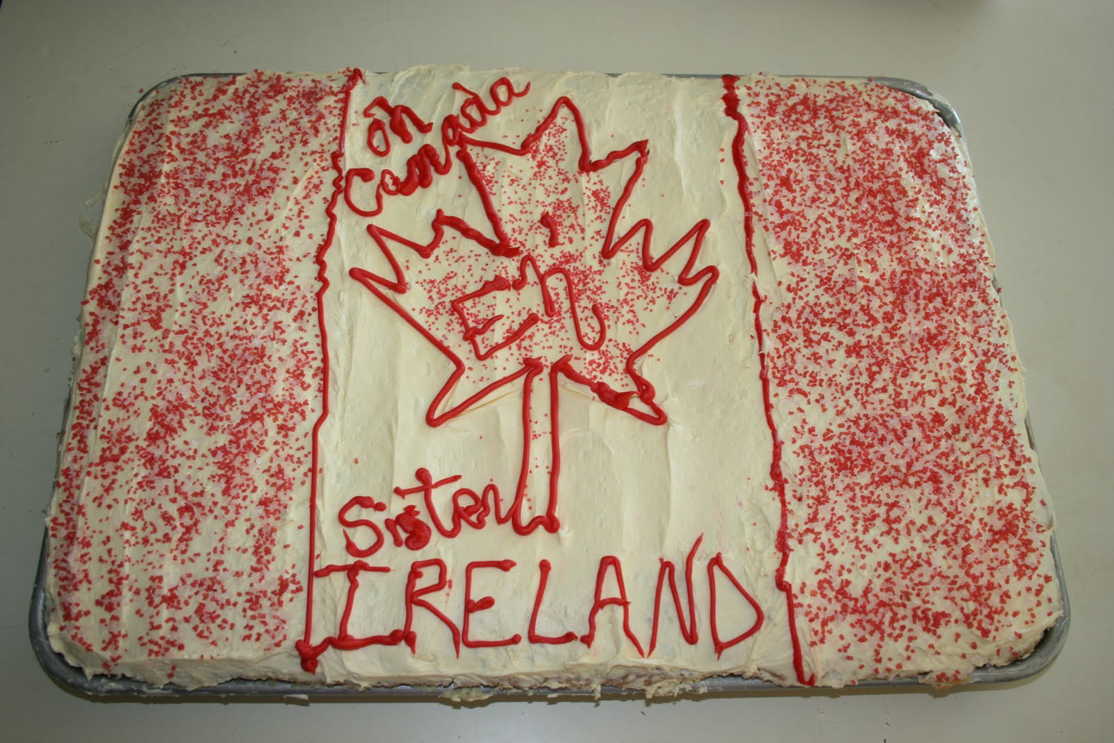 Sister Deborah Christine Ireland: Canadian Cake, eh?
