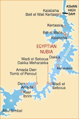 The Hauptmann's: Map of Egypt & Lake Nasser