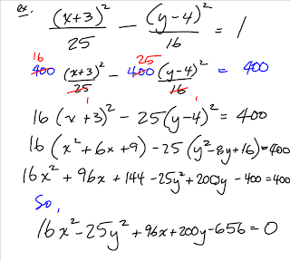SVRSS Grade 12 Pre-Calculus Math: Conics Again...
