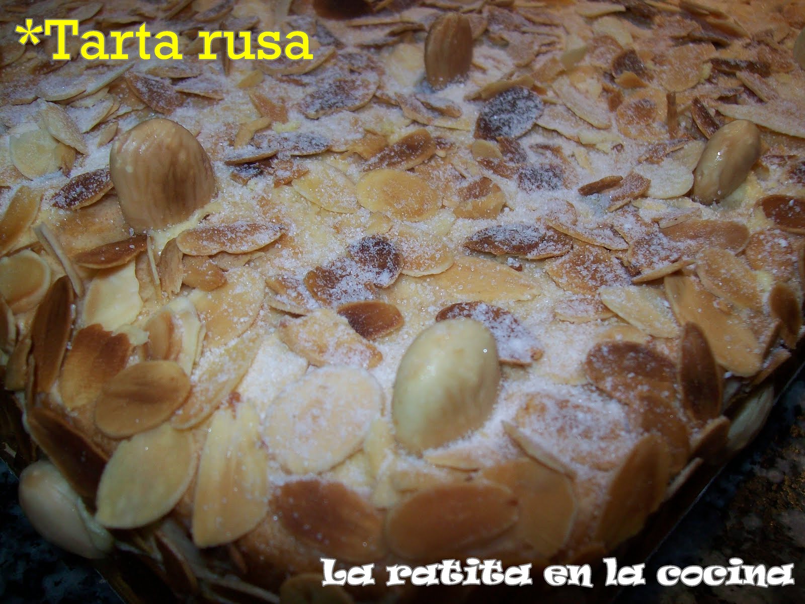 La ratita en la cocina: Tarta rusa