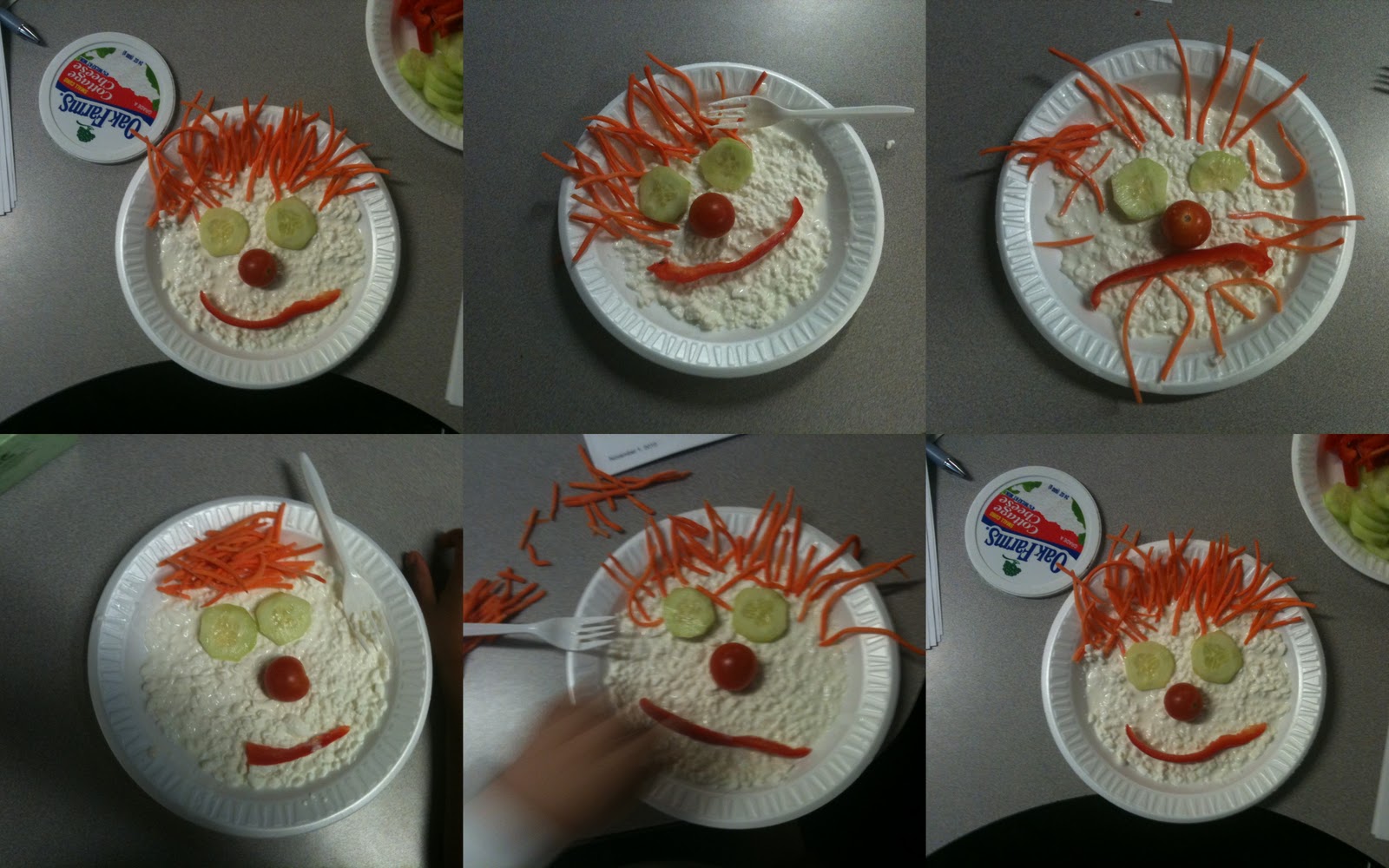 Cooking with Children: Clown Face Salad - Children of America ...