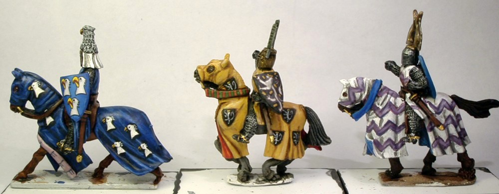 WAB Corner: Codex Manesse Knights - WIP + 4