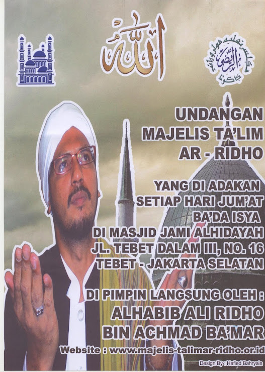 Majelis Ta'lim Ar - Ridho: Majelis Ta'lim Ar - Ridho
