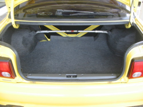 Modified Wira Mitsubishi Lancer Evolution: Nice Yellow Evo3 Interior