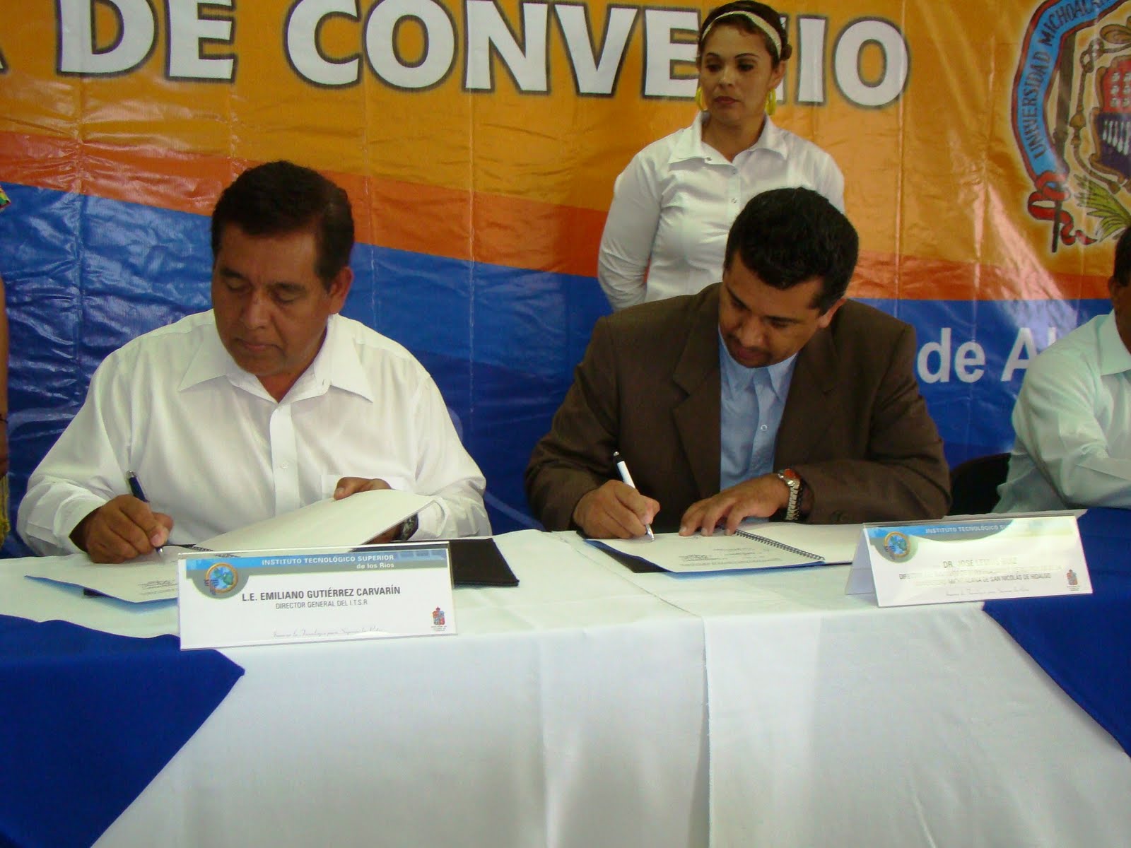 Balancan Noticias: Firman convenio ITSR y Universidad de Michoacán.