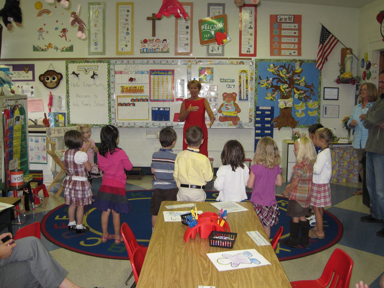 Katie-Megan-Jessica: Megan's First Day of Kindergarten