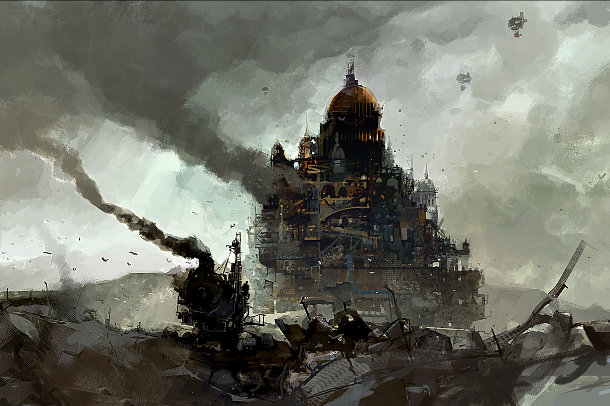 Traction-City (aka 'Huge') by Christian Bravery : r/ImaginaryTechnology