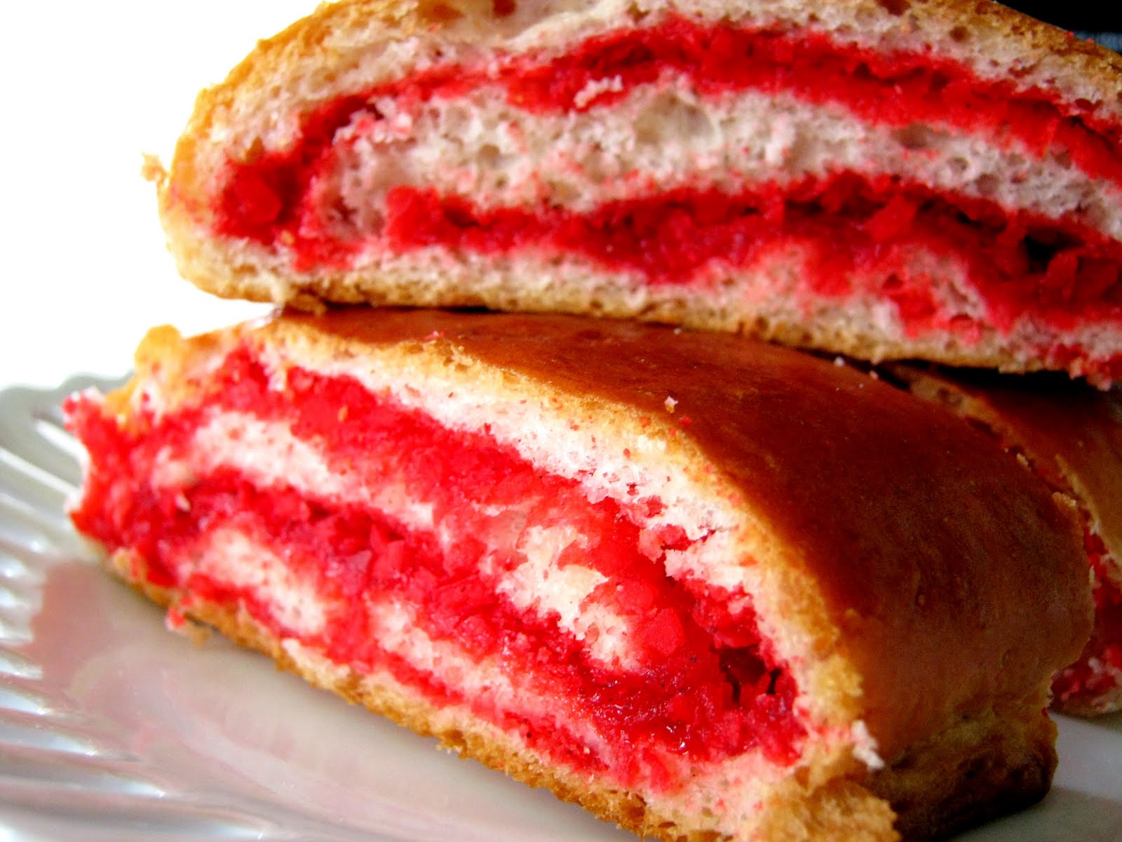 Guyanese Salara - Red Coconut Roll - Alica's Pepperpot