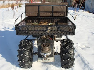 Ed's Metal Creations: Modified Rims for Homemade Utility Vehicle