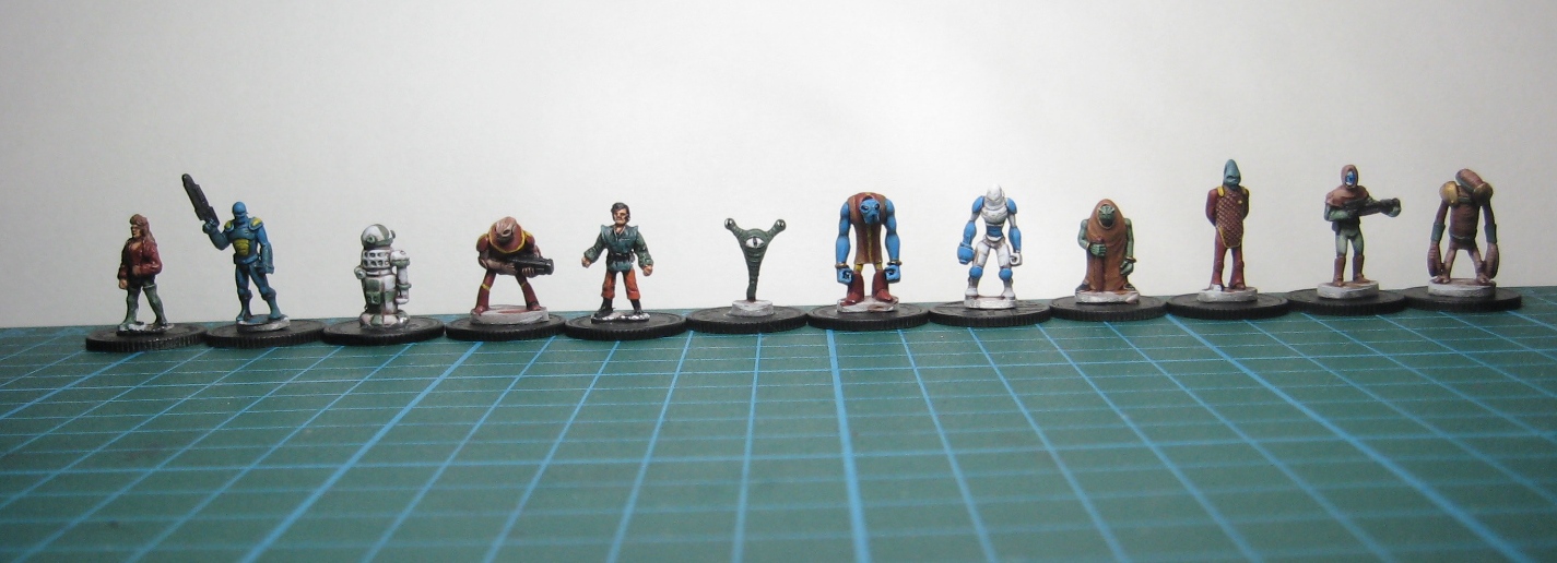Painted Critical Mass Mercenaries