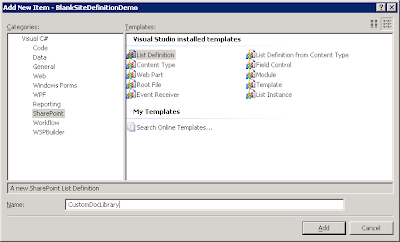 Sharepoint Blog - Eduard: How to create Document Library with Custom Fields