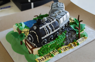 The Beehive: Steam Engine Train Cake