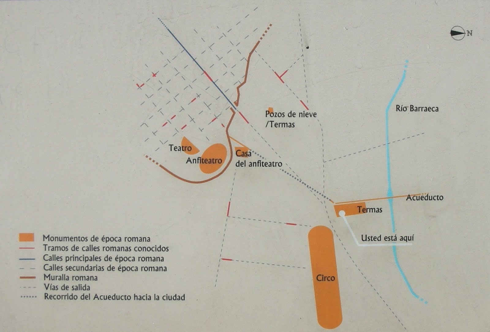 MERIDA ROMANA: TERMAS ROMANAS