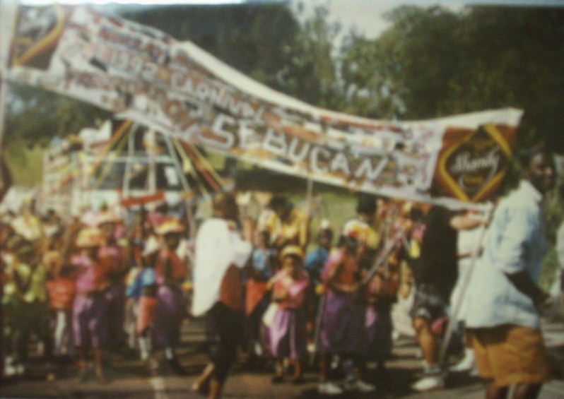 coming in from the cold: the art of playing 'mas'- "Sebucan"