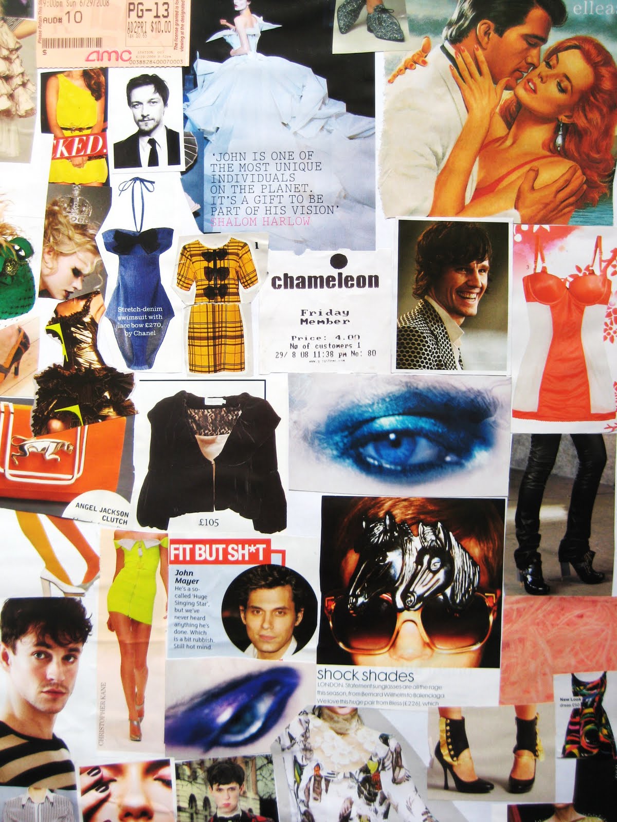 My Soul Is Raining Clothes: Fashion Collage