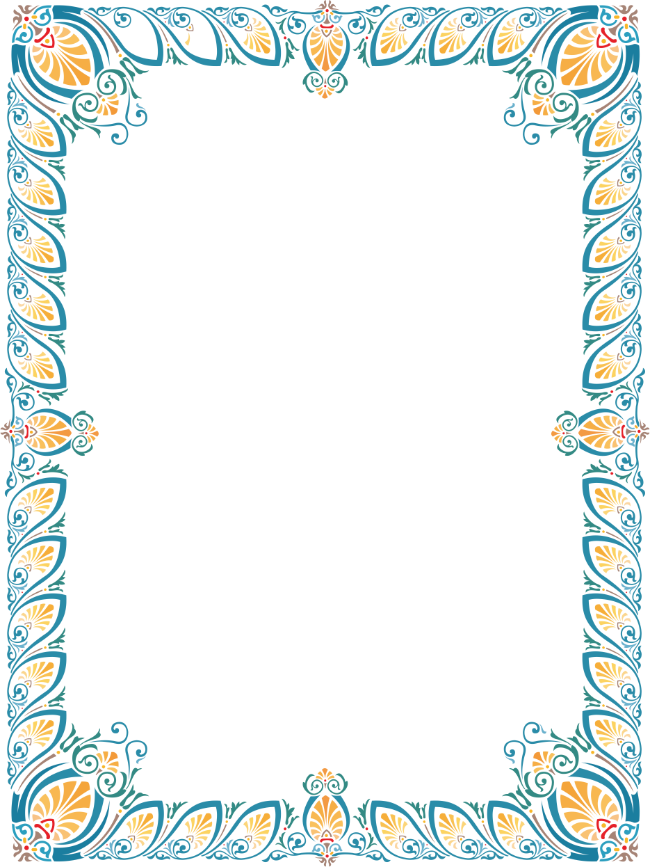 Aneka Border Menarik | Contoh Desain Undangan