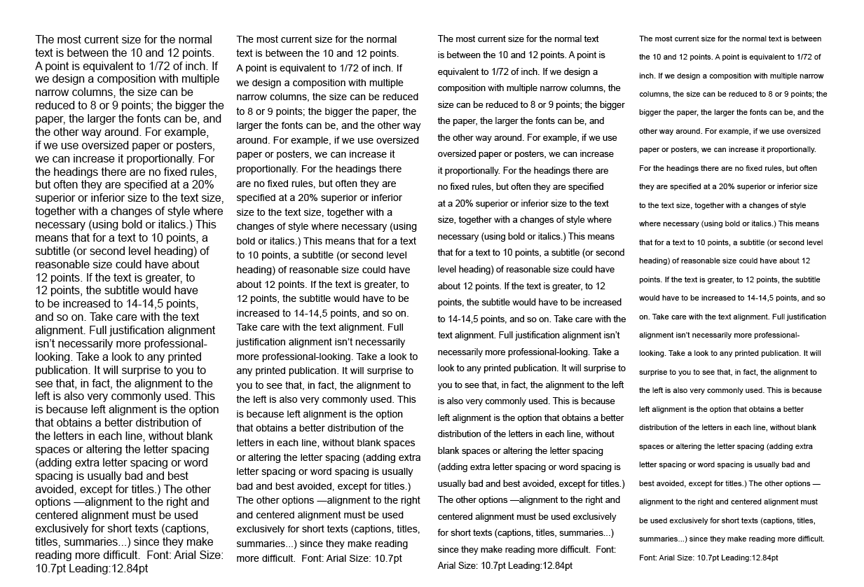 DESIGN PRACTICE: Type- paragraphs