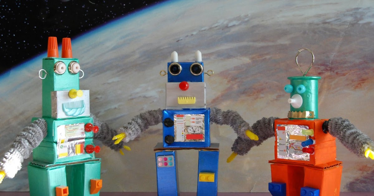 that artist woman: How to Make a Robot from Halloween Candy Boxes