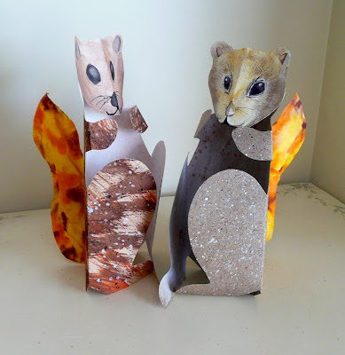 that artist woman: Paper Squirrel