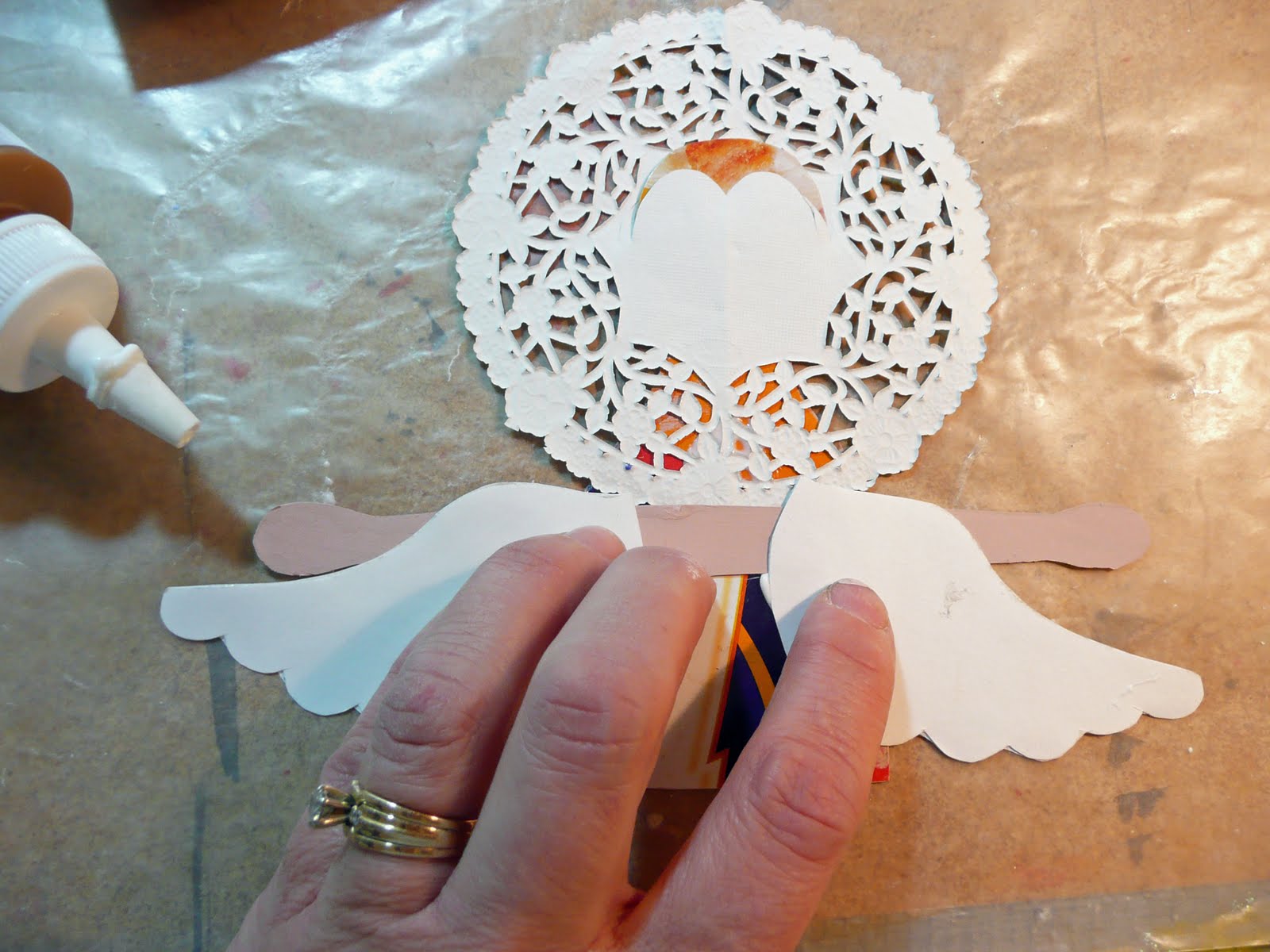 that artist woman: Tissue Paper Angels