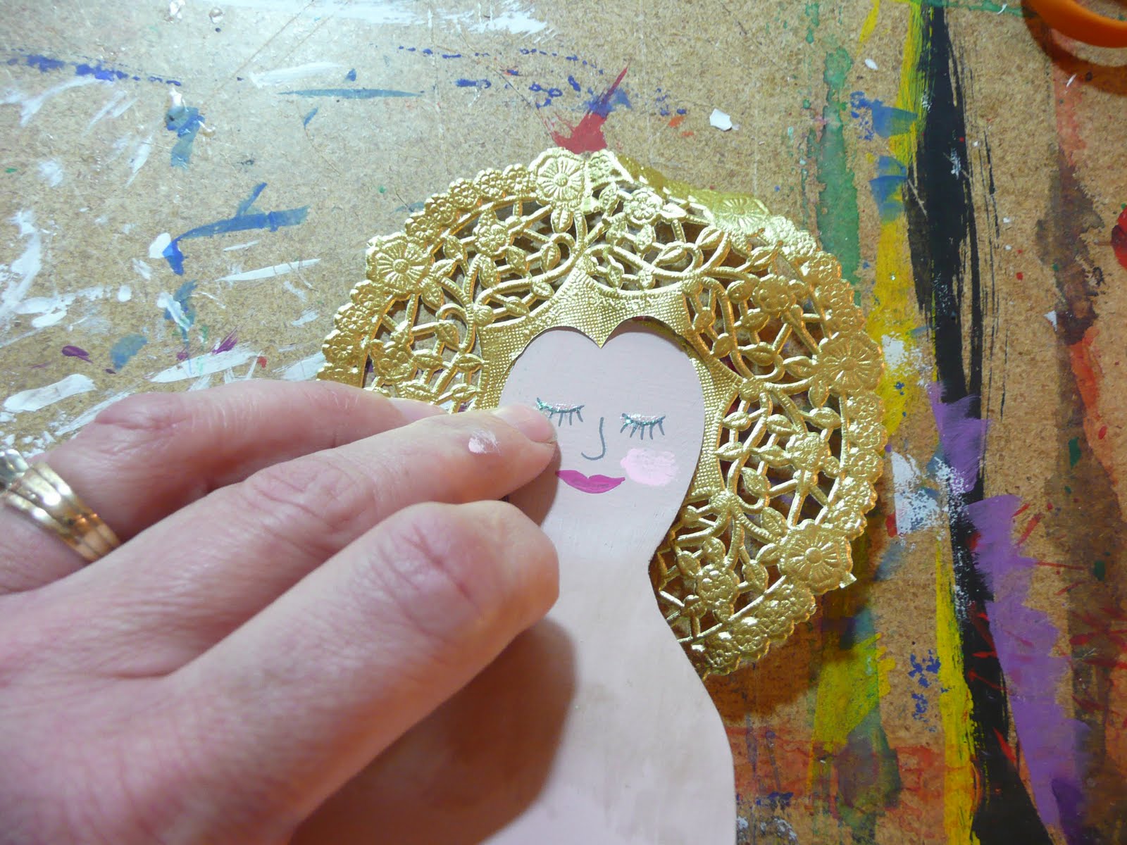 that artist woman: Tissue Paper Angels