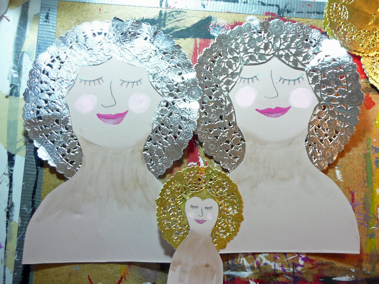 that artist woman: Tissue Paper Angels